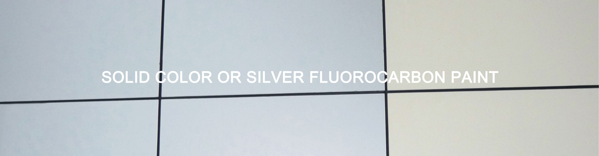 Solid color -fluorocarbon coating